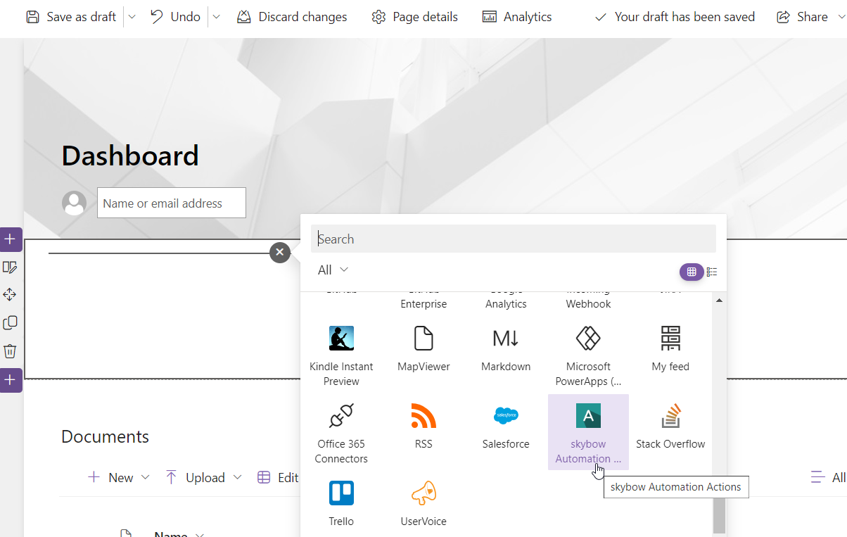 Skybow Automation Actions 1 4 0 0 Skybow Portal