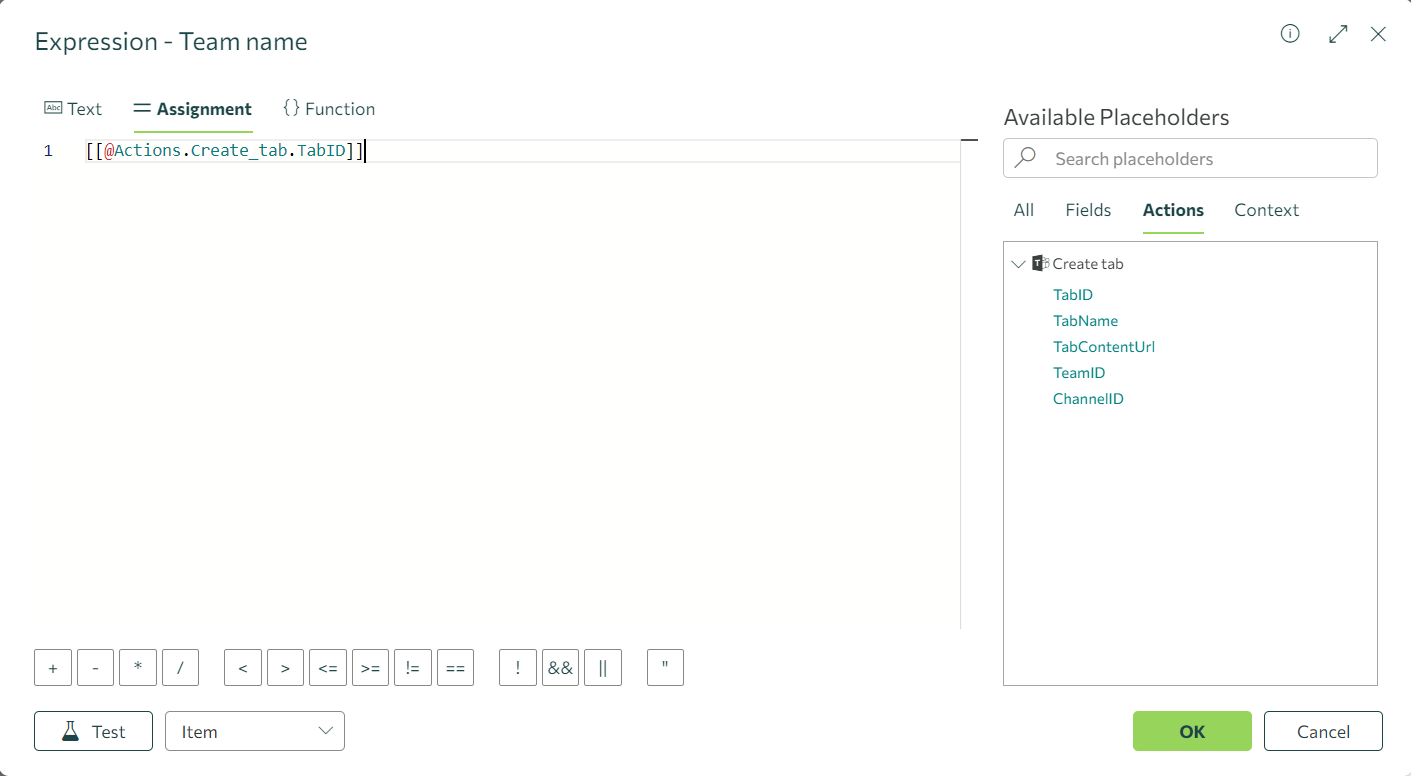 Action: Create tab – skybow Portal