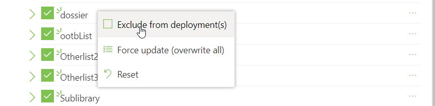 Selective Deployment – skybow Portal